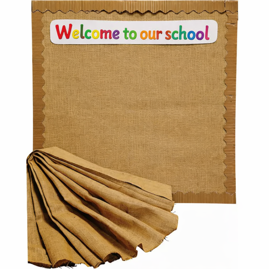 Paper Backed Hessian Roll 90cm x 5m - Display Papers by Great Stores Ltd